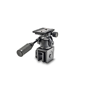 VANGUARD VEO2PH-28WM Metal Window Mount with Panhead and Arca Compatible Quick Release Plate, Dark Grey