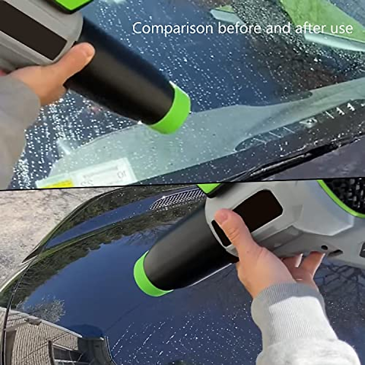 Karbay Stubby Car Drying Nozzle (8" Long) Compatible with Most EGO 530, 575, 580, 615, 650, 765 Leaf Blowers, Included Green Protective Silicone Band.