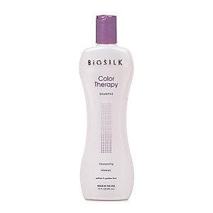 BioSilk Color Therapy Shampoo, Gently Cleanses Without Stripping Hair Color, Color Protection While Cleansing, Sulfate, Paraben & Cruelty-Free, 12 Oz