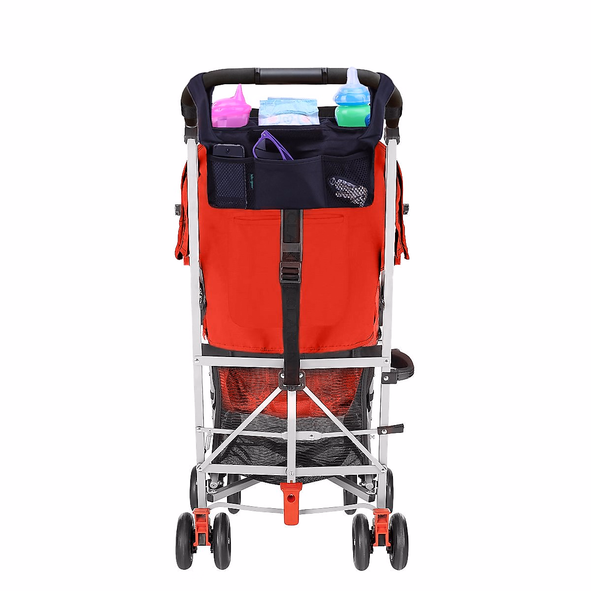 lebogner Luxury Stroller Organizer, Stroller Accessories, Universal Black Baby Diaper Stroller Bag, Stroller Cup Holder, Fits Most Strollers.