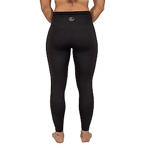 Bizy Bee High Waisted Workout Leggings for Women - Soft Slimming Women's Leggings for Sports, Yoga, Running and Everyday Wear - Black - Medium