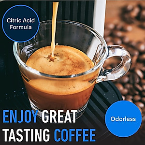 Universal Descaling Solution 2 Pack, (2 x 236ml / 4 Uses Total), Compatible with Breville, L'OR, Sage, Nespresso, Delonghi Single Use Coffee & Espresso Machines, Coffee Machine Descaler