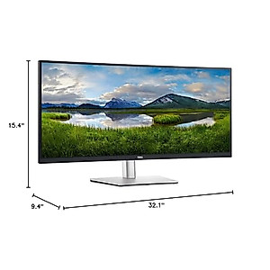 Dell P3421W 34 Ultrawide WQHD 3440 x 1440 Curved USB-C Monitor (Renewed)