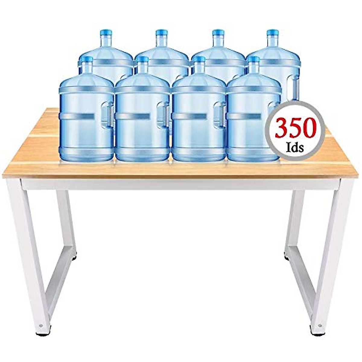 LEGENDARY-YES Laptop Computer Desk PC Table - Wood Workstation Study Writing Gaming Bench Home Office Furniture Tables for Bedroom