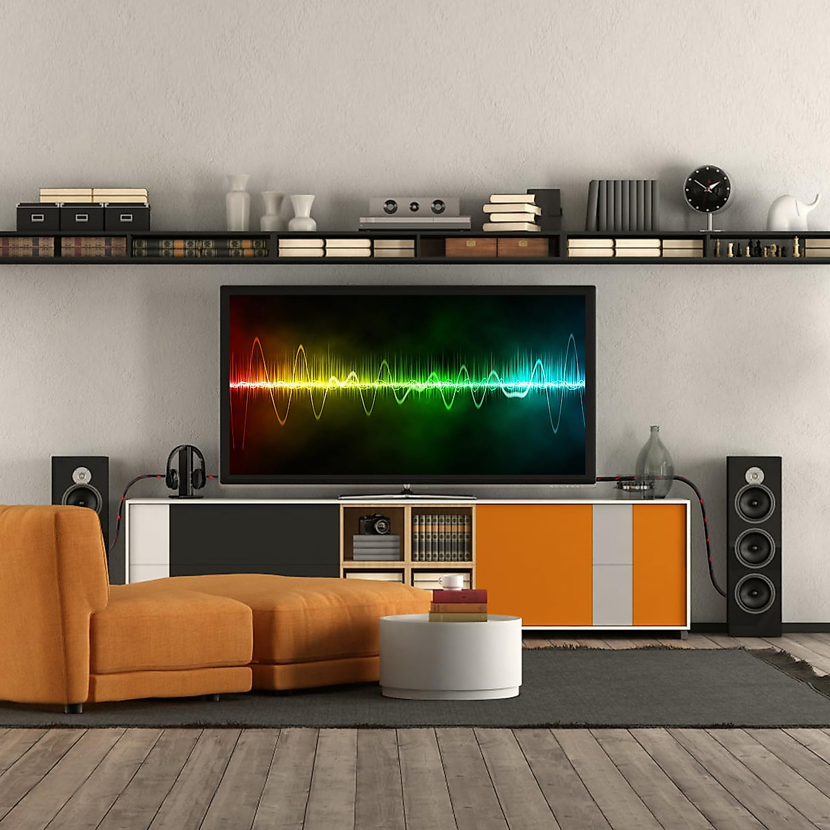 k4B-2B Bi-Wire Speaker Cable (2 Banana Plugs - 4 Banana Plugs), 1pair Set (Total 12banana Plugs), k4B-2B (3M(9.8ft))