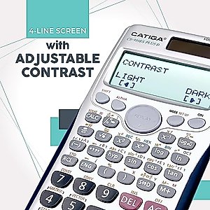 Scientific Calculator for Math, Engineering and Science Courses, for Students of High School Through College, Basic and Advanced Functions, 991