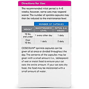 Nutramax Cosequin Joint Health Supplement for Cats - With Glucosamine and Chondroitin, 55 Capsules