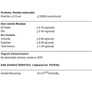 Ci Kyan 100pcs 6.45" Cleanroom Polyester Tip Long Cleaning Swabs with Flexible Paddle Head Cleaning for Optical Lens, Camera Sensors, Electronics, Groove Space and Hard-to-Reach Area CK-PS761B