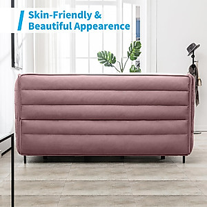 Mjkone Ergonomic Queen Size Adjustable Bed Frame Base, Zero Gravity Adjustable Bed w/Head and Foot Incline, Zero Clearance, Wireless Remote Control, Anti-Snore, Platform Frame Compatible, Light Grey