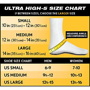 Ultra High-5® Ankle Brace – Advanced Reinforcement & Recovery for Chronic Ankle Instability & Reoccurring Joint Pain, Versatile Fit for Both Ankles, Ideal for Athletes & Active Lifestyles