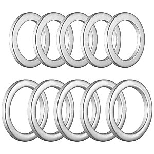 Rear Differential Fill & Drain Plug Gaskets Crush Washers Seals Rings Compatible with Hon da Accord Acura Civic Ridgeline Odyssey CRV CR-V Pilot Fit Element, for The Part# 94109-20000 90471-PX4-000