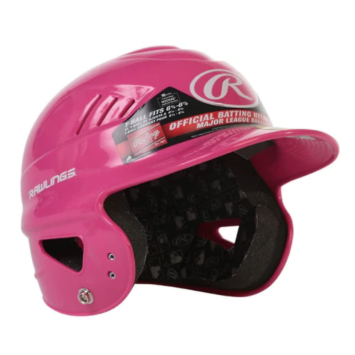 Rawlings | COOLFLO Batting Helmet | T-Ball (6 1/4" - 6 7/8") | Pink