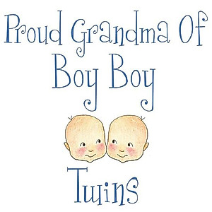 CafePress Proud Grandma Of Boy Twins Mug Ceramic Coffee Mug, Tea Cup 11 oz
