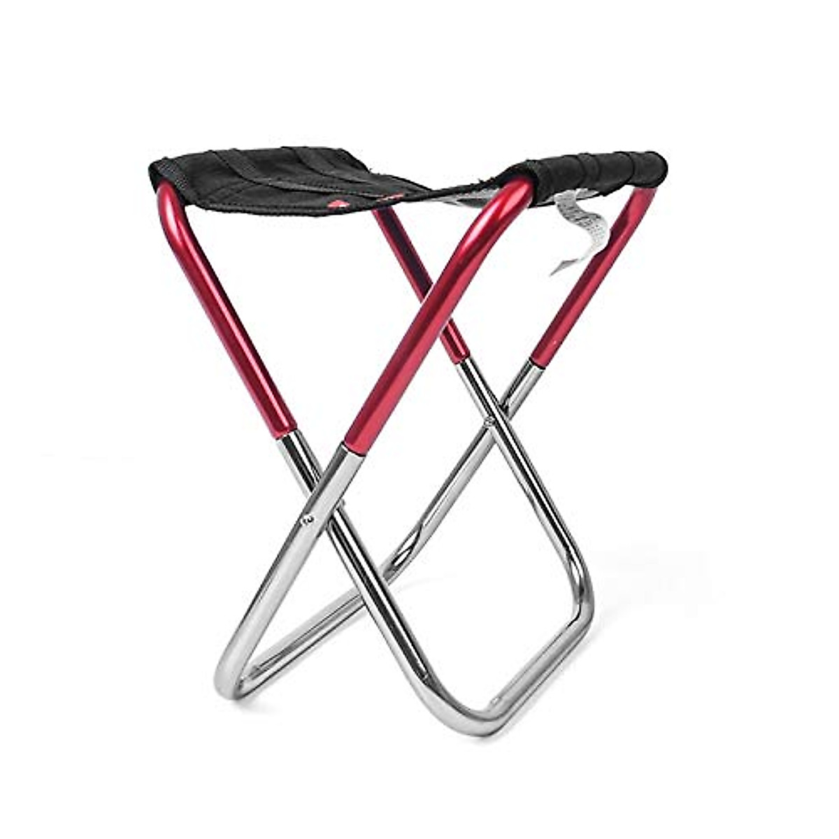 TRENTSNOOK Exquisite Camping Stool Portable Aluminum Alloy Folding Chair Stool Seat Outdoor Fishing Camping Picnic Thickened Folding Chair Fishing (Color : 2)