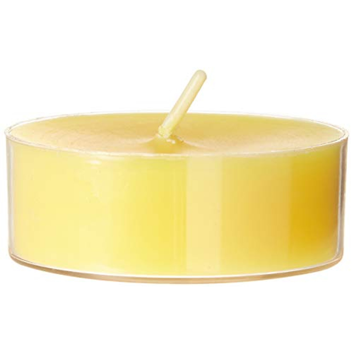 Zest Candle 12-Piece Tealight Candles, Mega Oversized Yellow s