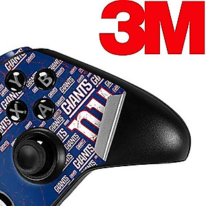 Skinit Decal Gaming Skin Compatible with Xbox One Elite Controller - Officially Licensed NFL New York Giants Blast Design