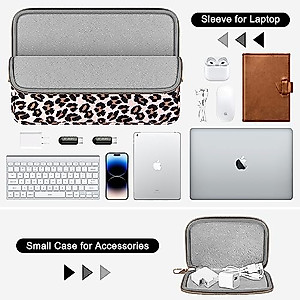 ARVOK 15 15.6 16 inch Laptop Sleeve for MacBook Pro 15 inch/MacBook Pro 16 inch Water-Resistant Laptop Case Notebook Computer/Tablet Pouch Cover for HP/Dell/Lenovo/Asus/Acer/Samsung with Extra Bag