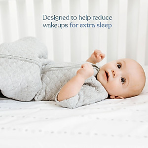 HALO Easy Transition Sleepsack Wearable Blanket, TOG 1.5, Heather Grey, Small