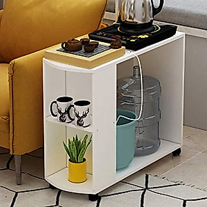 RichWMY Household Furniture Home Lazy Bedside Laptop Desk Removable Coffee Table Living Room Sofa End Table