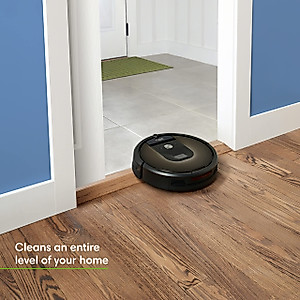 iRobot Roomba 981 Robot Vacuum-Wi-Fi Connected Mapping, Works with Alexa, Ideal for Pet Hair, Carpets, Hard Floors, Power Boost Technology, Black