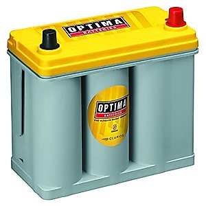 OPTIMA Batteries High Performance D51R YellowTop Dual Purpose Sealed AGM Car, Truck and SUV Battery, 450 CCA, Maintenance Free, Versitile Mounting