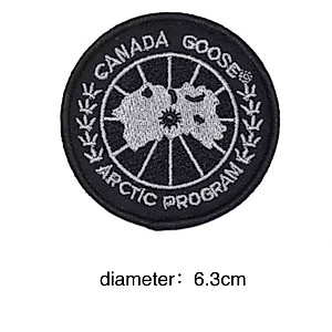 Peak Town Patch Multi PCS Assorted Styles Embroidered Sew On/Iron On Patch Applique Clothes Dress Plant Hat Jeans Sewing Flowers Applique DIY Accessory (Goose(6PCS))