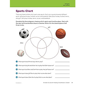 Scholastic Success with Reading Comprehension Grade 3 Workbook