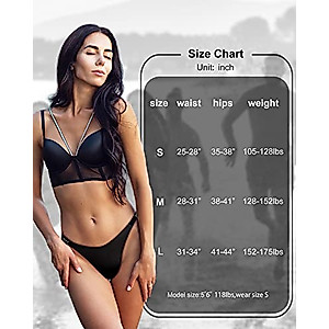 Seamless Thongs For Women Pack - High Waisted G String Thongs For Women - Cotton Thongs For Women Sexy 3-6 Pack Set