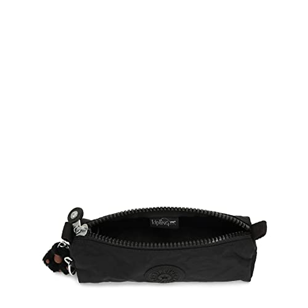 Kipling Women's Freedom Pencil Pouch, Small, Zipped, Water-Resistant, Pen Case, True Black, 8.75''L x 2.5''H x 2.5''D