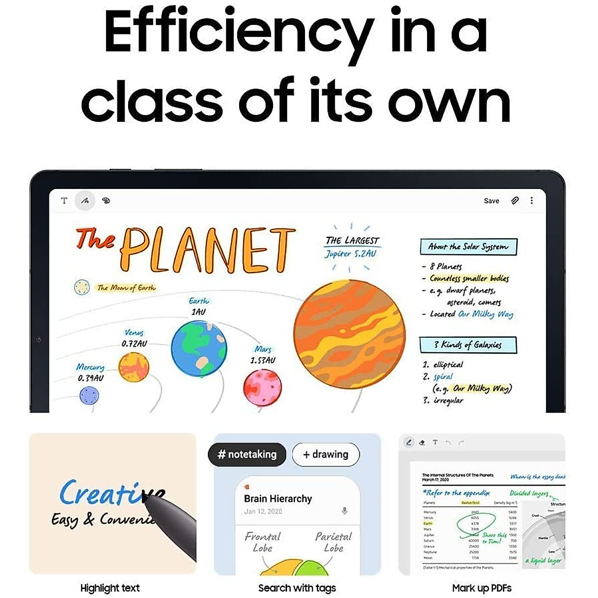 Samsung 10.4-Inch Galaxy Tab S6 Lite (Oxford Gray) with Cover and S-Pen (Renewed)