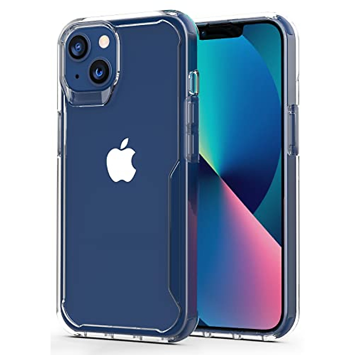 EFFENX Crystal Clear iPhone 13 Case, Non-Yellowing Shockproof Protective Phone Case Slim Thin TPU Bumper Cover [Soft Anti-Scratch], 6.1 inch (Crystal Clear)