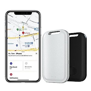Key Finder Tracker Tag Discrete Tracking Devices For Kids, Wallet, Luggage, Suitcase, Etc, Works with Apple Find My (Only iOS) (Not for Android), 2 packs