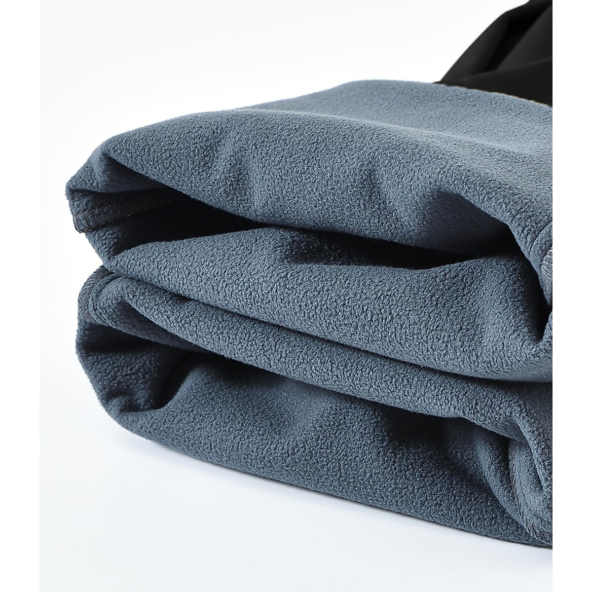 BASUDAM Men's Cargo Work Pants Snow Waterproof Softshell Winter Fleece Lined Insulated Outdoor Mountain with 6 Pockets Black 32