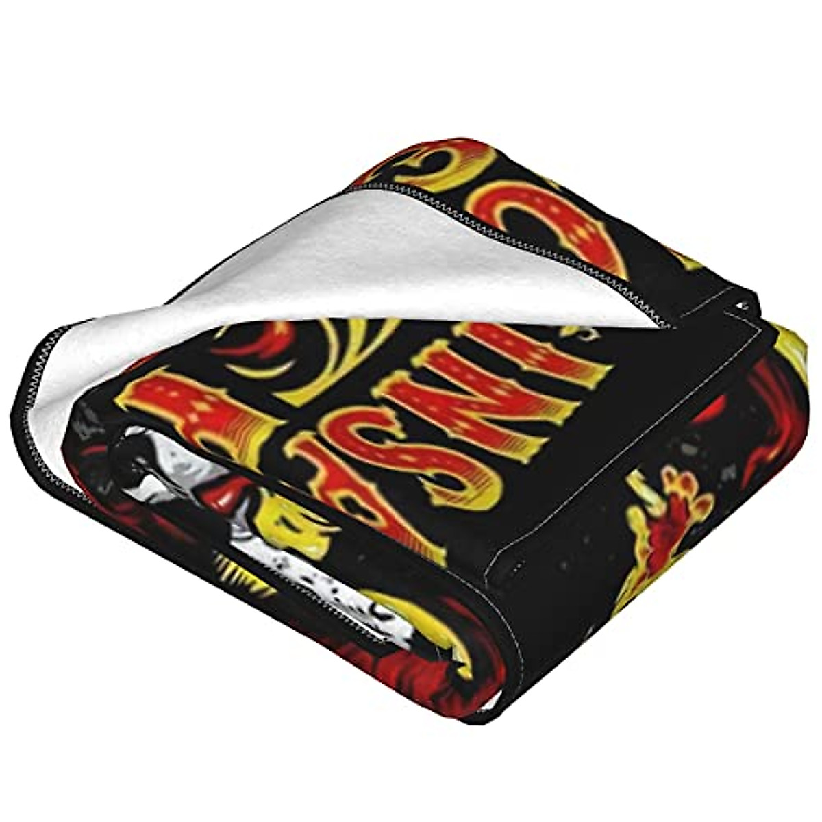 Insane Hip Clown Hop Posse Throw Blankets Flannel Blanket Lightweight Throw Blanket for Couch Bed Soft Warm Cozy 80"x60"