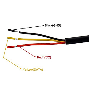 BOJACK DS18B20 1M Temperature Sensor Temperature Probe Stainless Steel Package Waterproof(Pack of 2 Pcs）