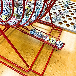 MR CHIPS Professional 12 Sided Coated Bingo Balls - Ping Pong Style for Electronic Equipment and Large Cages Multi-Colored 1.5” (38 mm)