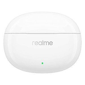 realme TechLife Buds T100 | IPX5 Water Resistance | Bluetooth 5.3 | up to 28 Hours Total Playback - (White)