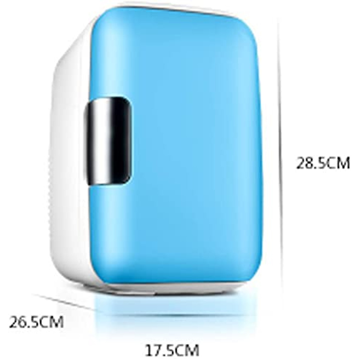 REKIRO Mini Fridge for Bedroom - Car, Office Desk & Dorm Room - Portable 6L Electric Plug in Cooler & Warmer for Food, Drinks, Beauty & Makeup - 12v AC/DC & Exclusive