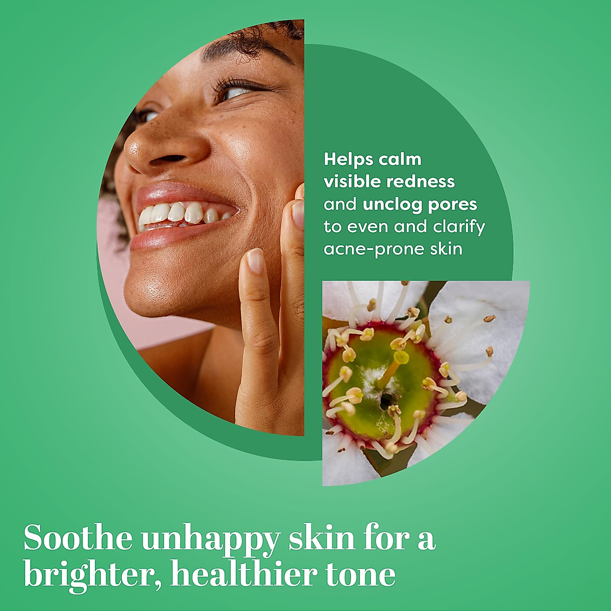 TruSkin Tea Tree Oil Acne Treatment for Face – Acne Serum – Improve the Appearance of Pores, Even Skin Tone for Smooth, Glowing Skin with Salicylic Acid, Vitamin C, Niacinamide & Retinol, 1 fl oz