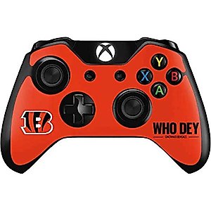 Skinit Decal Gaming Skin Compatible with Xbox One Controller - Officially Licensed NFL Cincinnati Bengals Team Motto Design