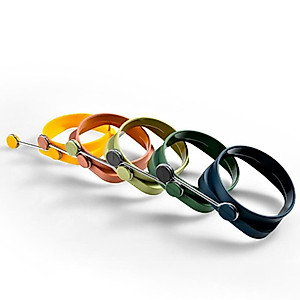 Fried Egg High Temperature Resistance Flexible Food Grade Double-sided Square Round Egg Fryer Mould for Home Fried Egg Ring