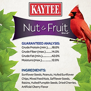 Kaytee Nut and Fruit Blend Stand Up Bag, 5-Pound