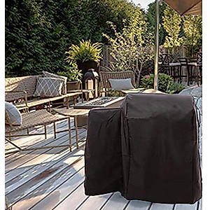 soldbbq Grill Cover Replacement Part for Traeger BAC374, Fits for Traeger 20 Series, Junior, and Tailgater Grills, 34" L 21" W 32" H, Black