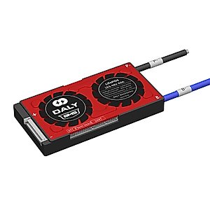 Daly Programmable Configurable Smart BMS 16S 48V 60A UART LiFePO4 Battery Protection Board with Balance Leads Wires BMS for 18650 Battery Pack 48V DIY