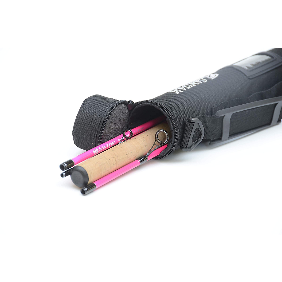 Santiam Fishing Rods Pink Travel Rod 4 Piece 7'0" 4-10lb Light Graphite Spinning Rod