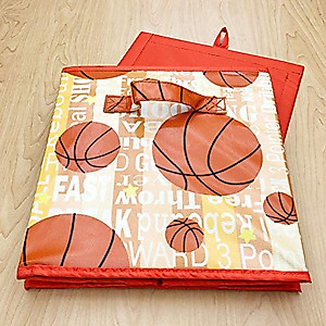 Passion for Basketball Collection 11"x11"x11" Storage Cube (Wooden Background)