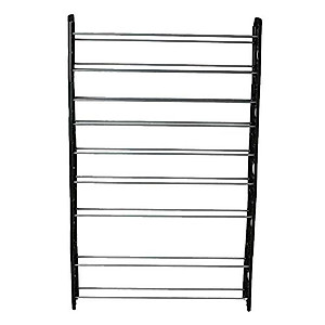 6819 - Shoe Rack for 50 Pair Wall Bench Shelf Adjustable Holder Storage Box Stand - MN27