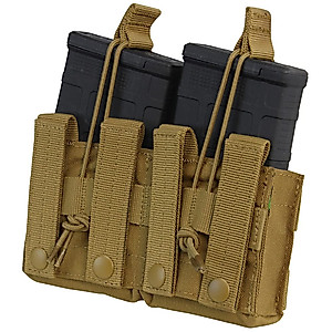 Condor Elite MA24-498 Double M14 Open Top Mag Pouch Coyote Brown