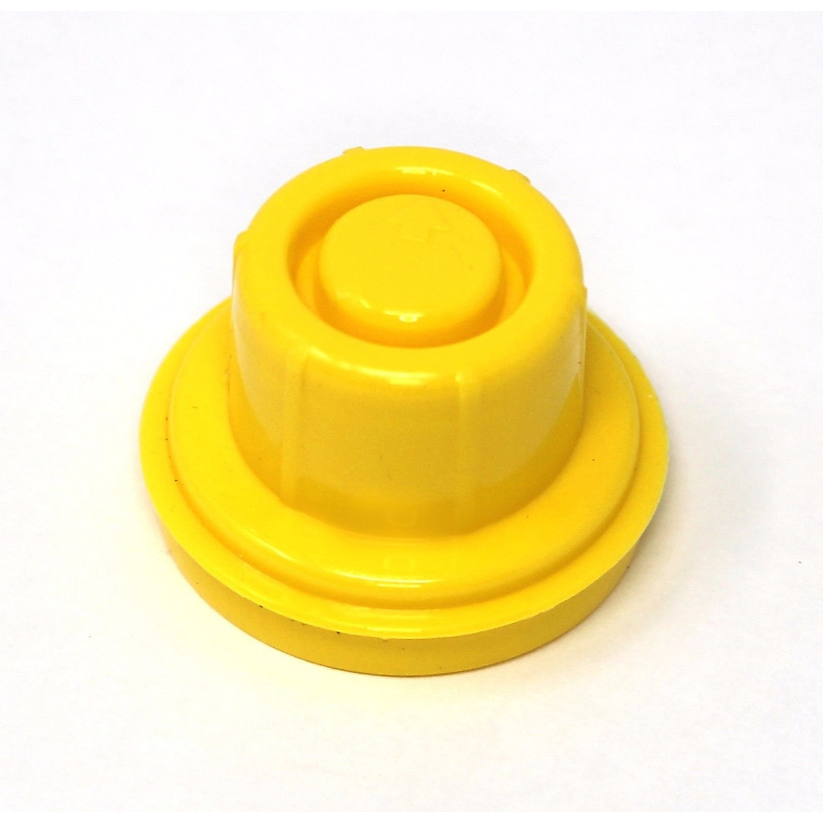 4 Pack Replacement YELLOW SPOUT CAPS Top Hat Style fits # 900302 900092 BLITZ Gas Can Spout Cap fits self venting gas can Aftermarket (SPOUTS NOT INCLUDED)