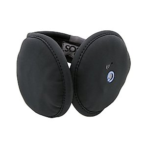 180S Mens Bluetooth HD IV Ear Warmer, Black